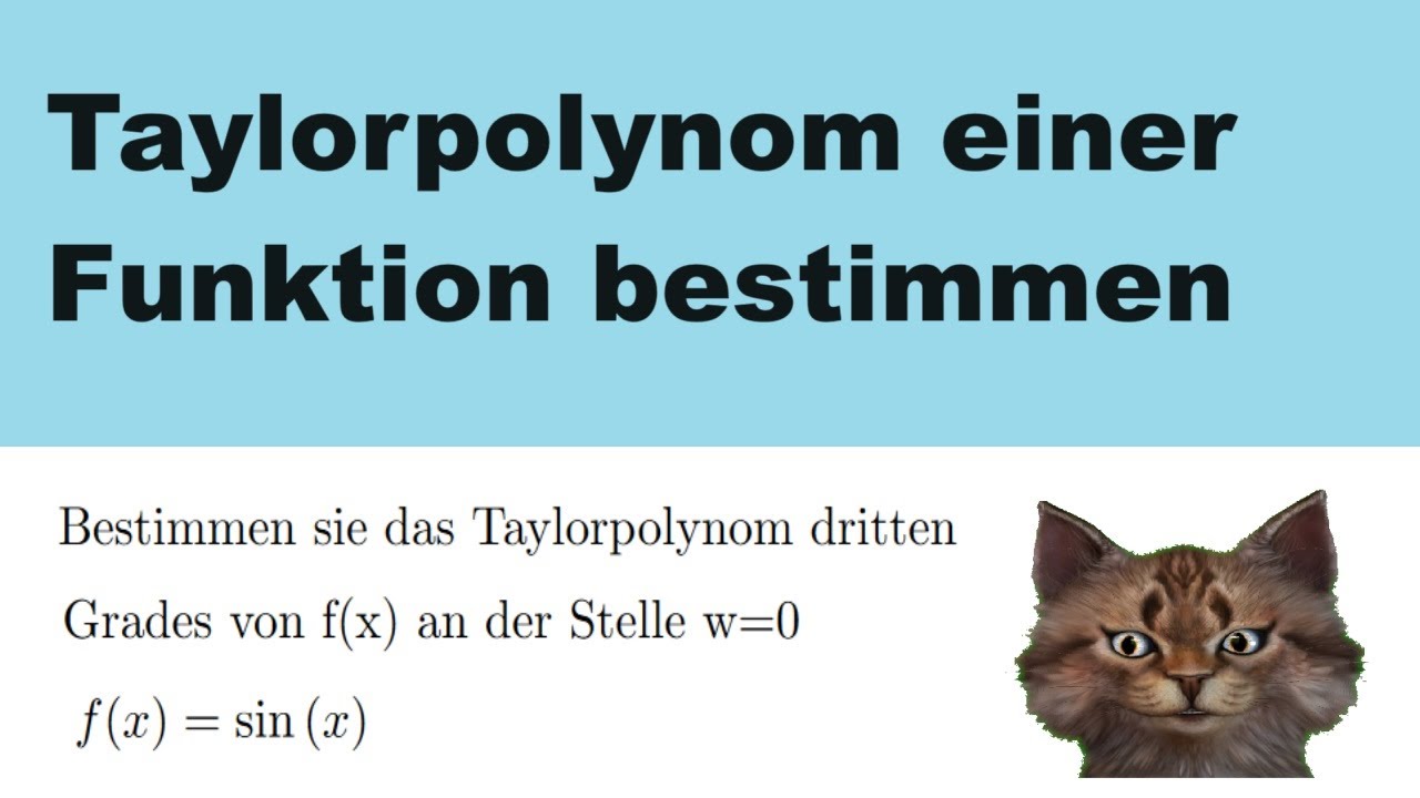 Wie bestimmt man das Taylorpolynom n-ten Grades einer Funktion in einem ...