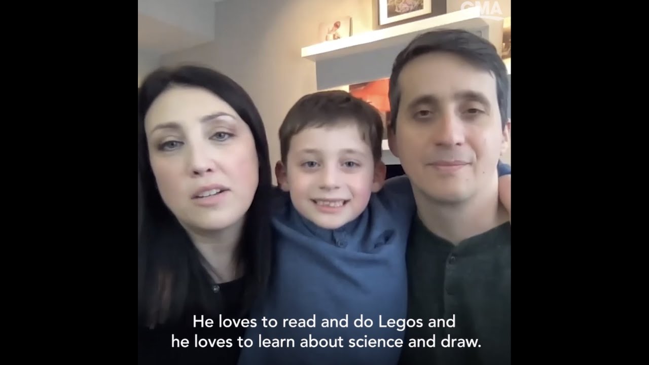 Good Morning America interviews 6-year-old Miles Bonham and Parents ...