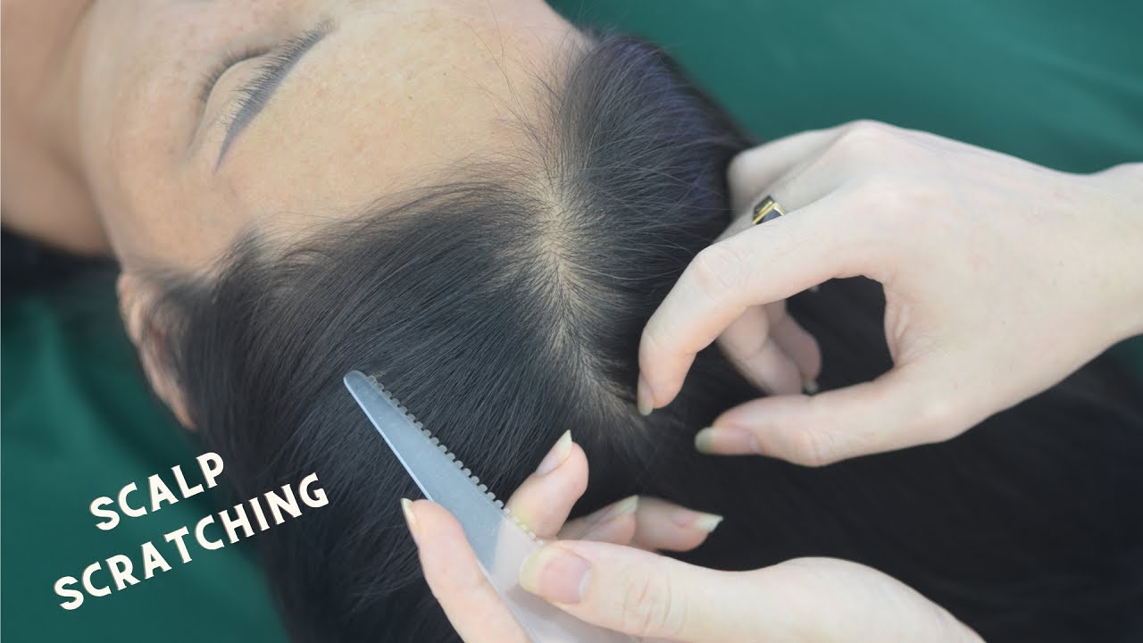 ASMR Nape Scratching & Scalp Massage Real Person, Relaxing Sounds For ...