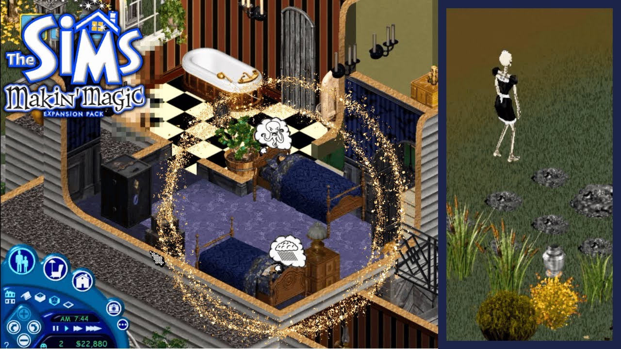 How to adopt children in the Sims 1 Makin Magic - YouTube