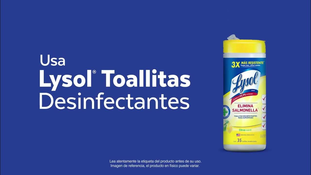 ¡Prueba Lysol® Wipes! - YouTube