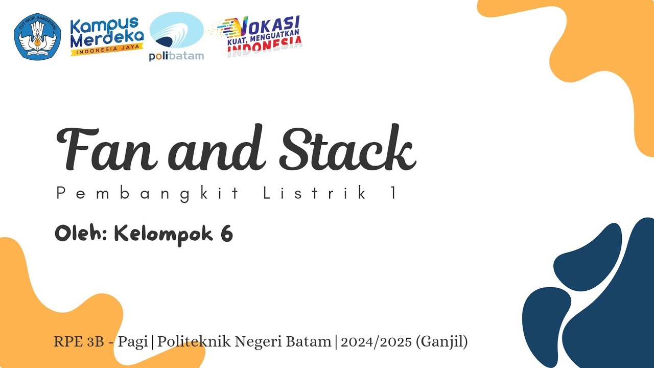 Presentasi Materi "Fan and Stack" - Kelompok 6 RPE 3B Pagi - YouTube