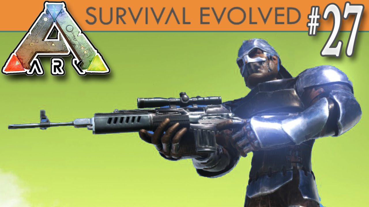 Ark Survival Evolved Fabricated Sniper Rifle E27 Youtube
