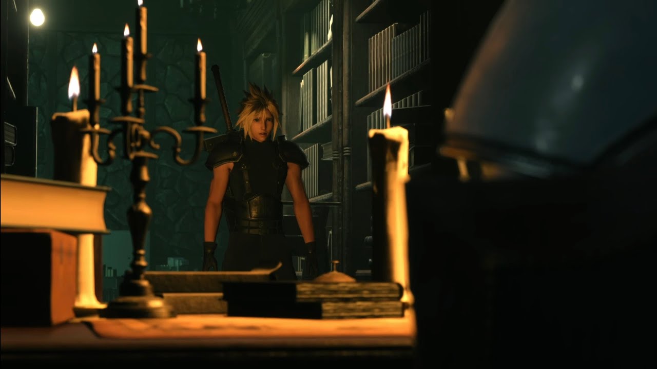 Final Fantasy 7 Rebirth New video. Sephiroth and Cloud in Shinra ...