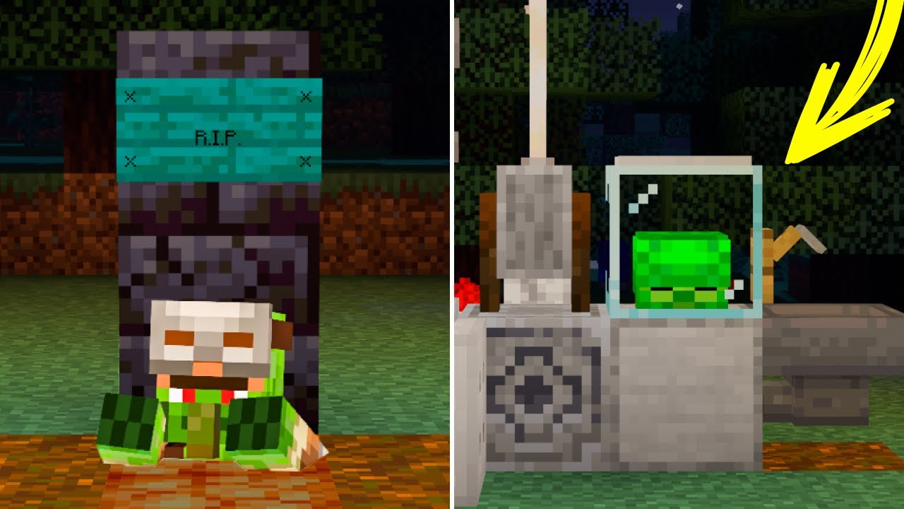 Minecraft: 40+ Scary Builds Hacks! - YouTube