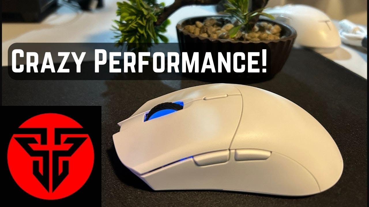 FANTECH WGC5 Blake Wireless 2.4g mouse with PMW3325 - YouTube