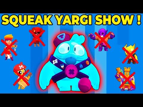 SQUEAK İLE HERKESİ MEZARA KOYDUM ! - Brawl Stars