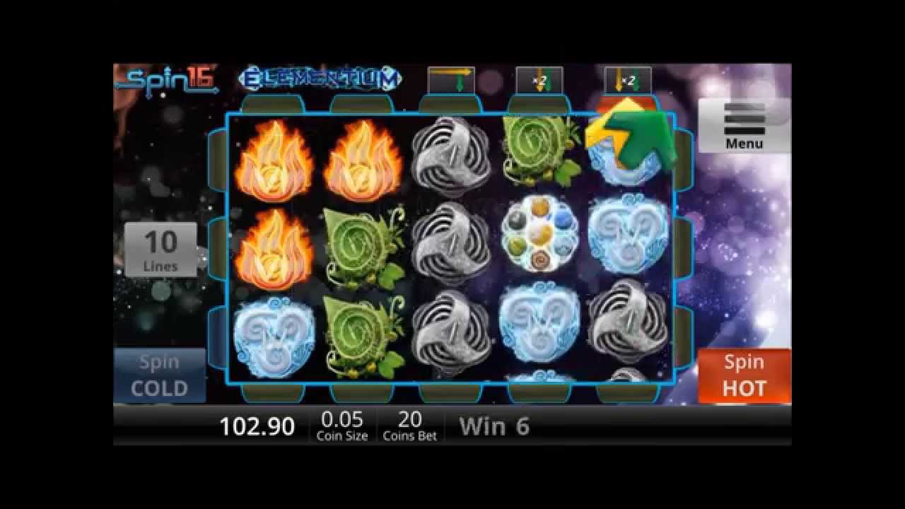 Genii Games New Spin 16 Mobile Slot - Elementium - YouTube