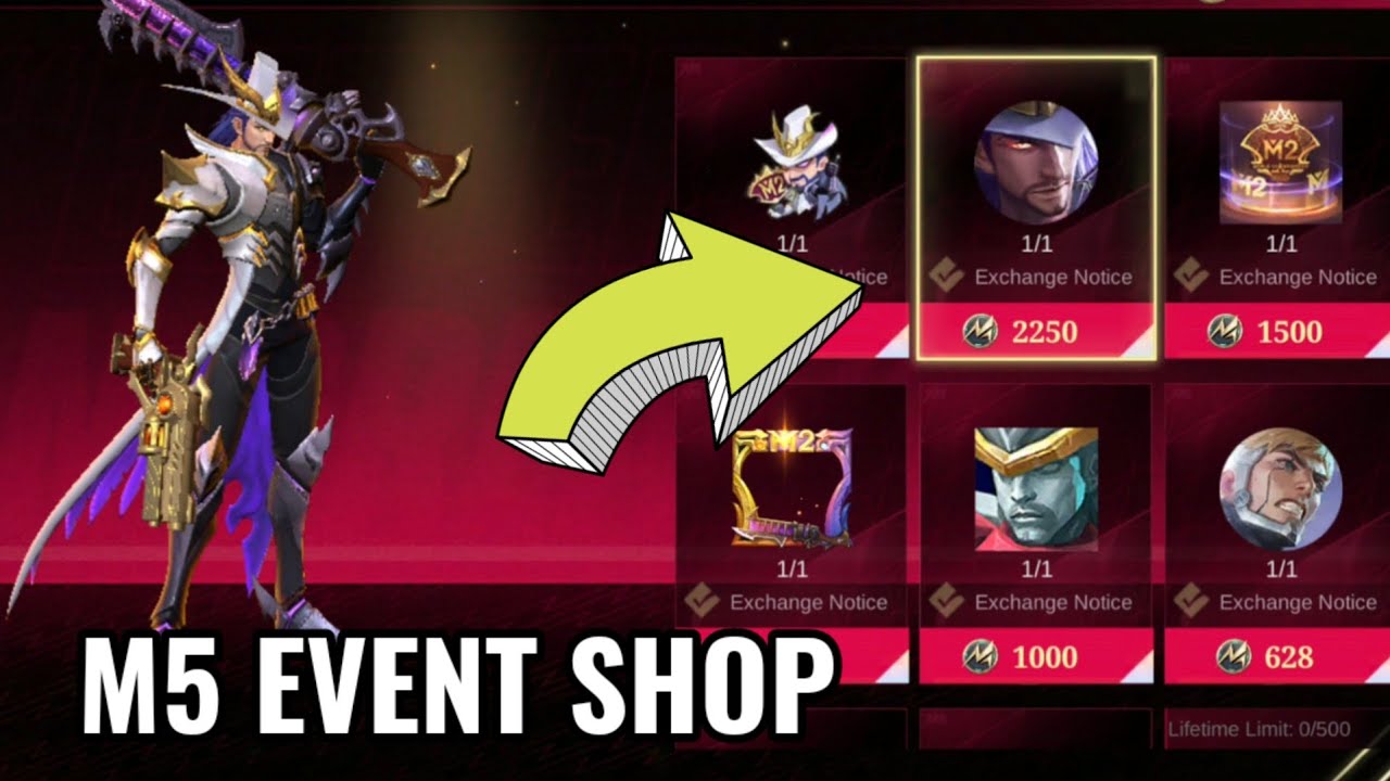 Get "M" Series Skin of Aldous & Clint in M5 Event Shop | MLBB - YouTube