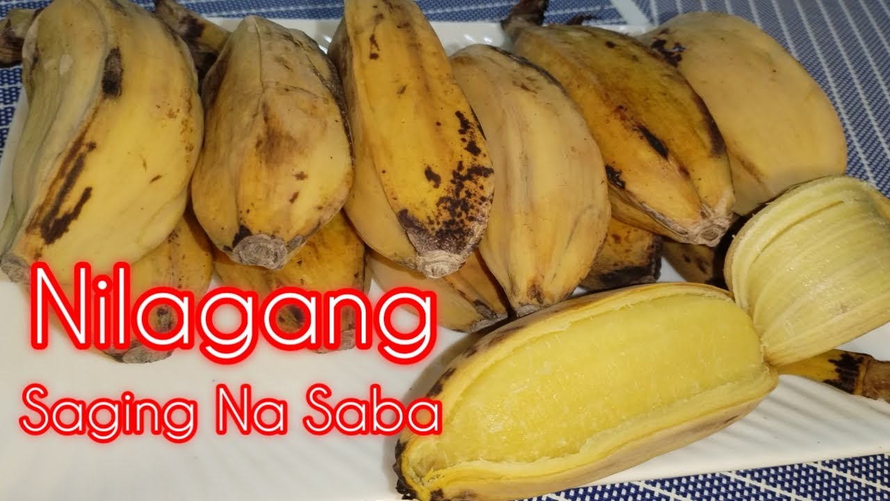 Nilagang Saging na Saba | PAANO MAGLAGA NG SAGING NA SABA - YouTube