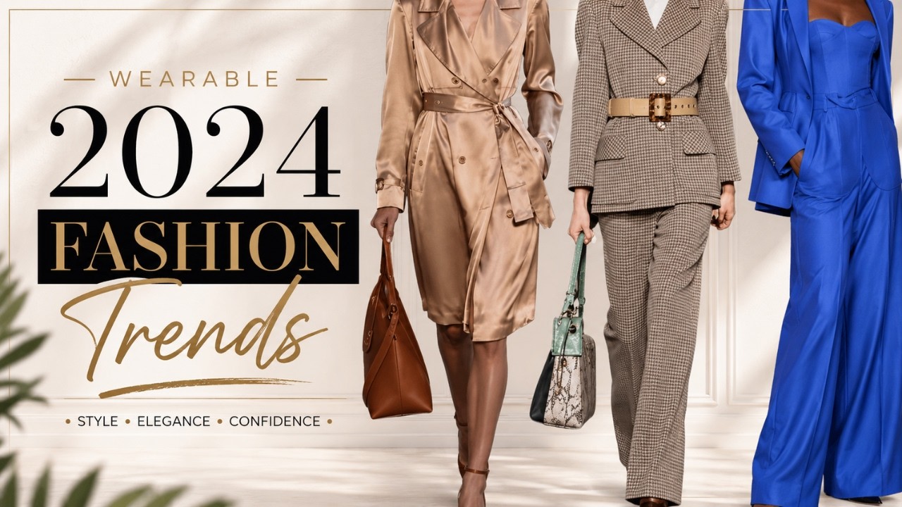 TOP 10 WEARABLE FASHION TRENDS FOR 2024 | What to Wear in 2024 | New ...