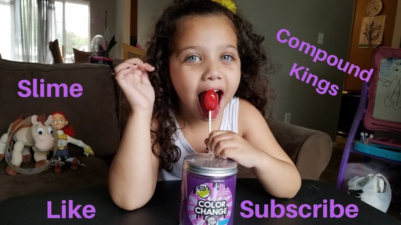 Color Changing Super Stretchy Slime | Compound Kings | WeCool | Purple ...