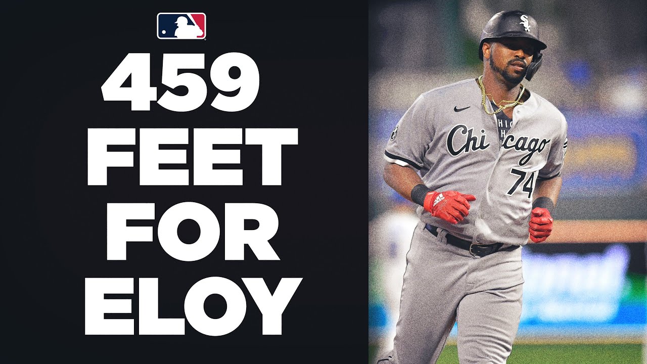 HE'S BACK! Eloy Jiménez CRUSHES 3-run homer 459 feet! - YouTube