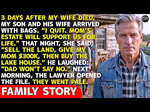 3 Days After My Wife Died, My Son Quit His Job—He Thought Her Entire Estate Belonged To Him...