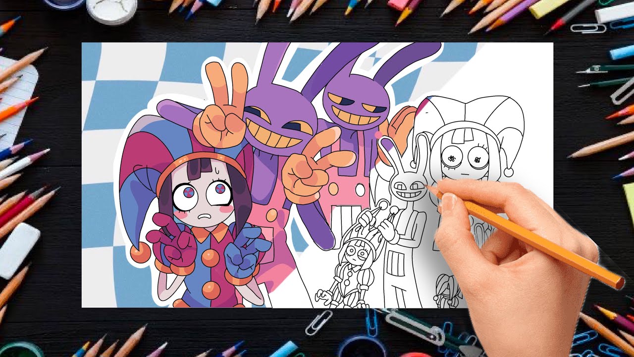 [Drawing] The Amazing Digital Circus: Jax x Pomni - YouTube