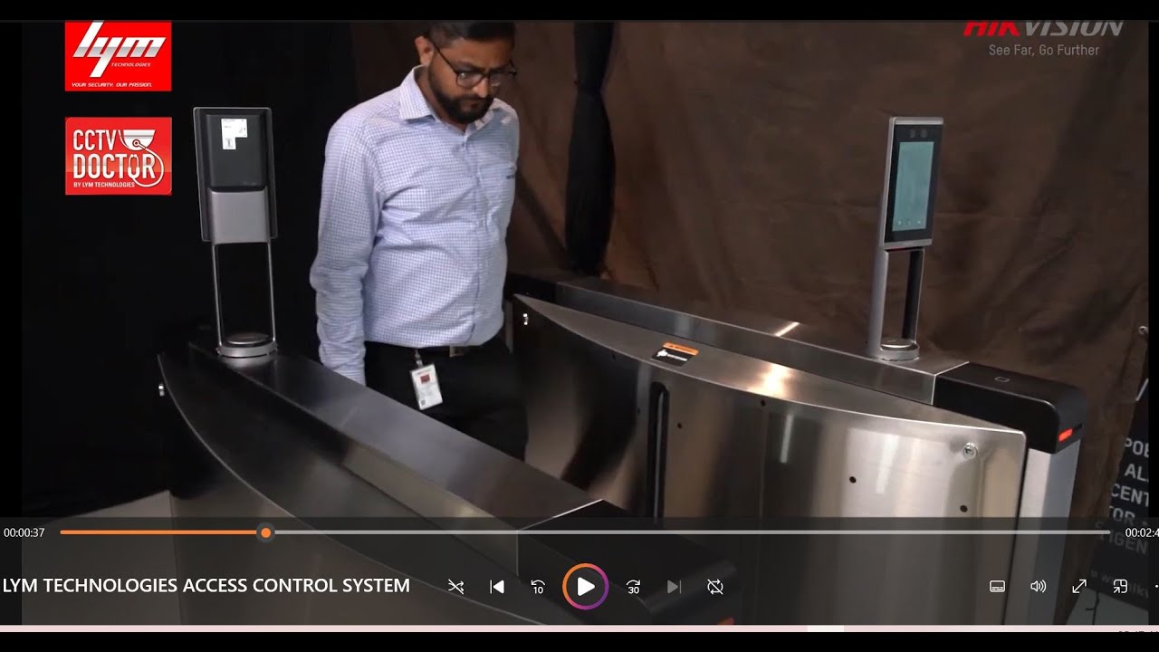 Lym Technologies Access Control system Face recognition Terminals FRT - YouTube
