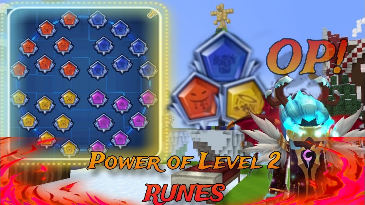Playing with all Level 2 Rune in BLOCKMAN GO - YouTube