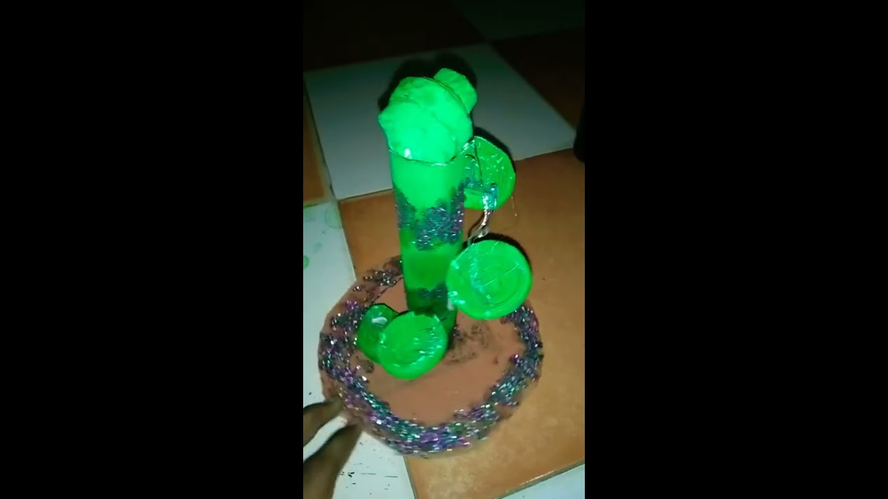 Making paper waterfall easily - YouTube