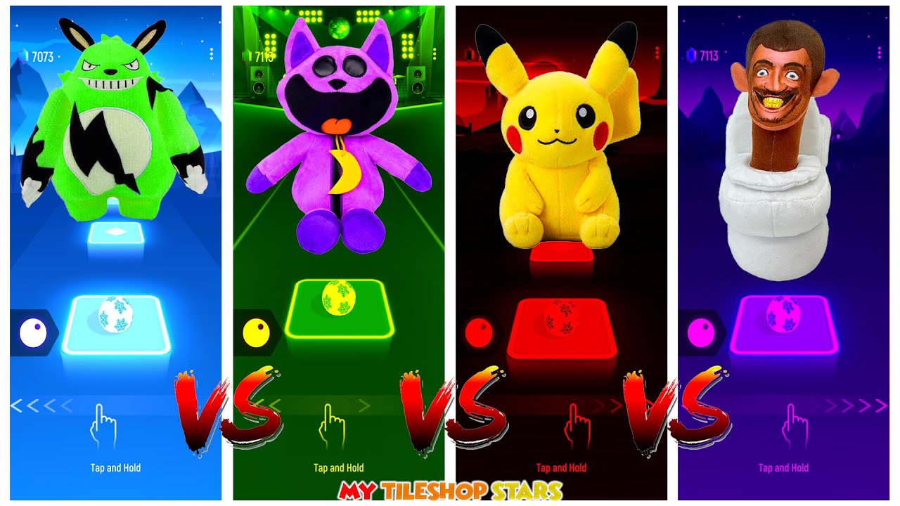 Palworld & [Poppy Playtime 3] CatNap & Pikachu & Skibidi Toilet.🏆 Who ...