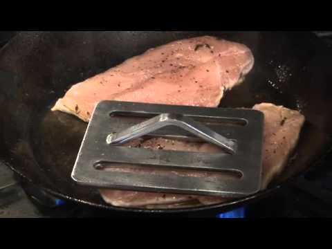 Pan Seared Chicken using The Chef's Press - YouTube