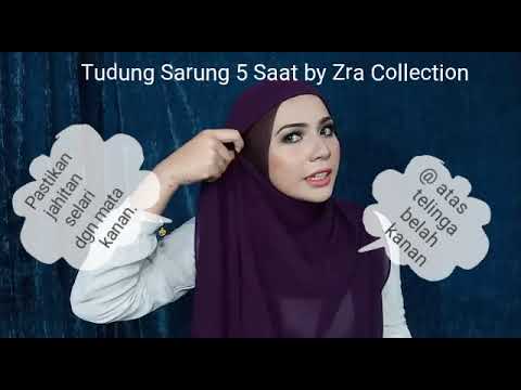Tudung sarung 5 saat by zra collection