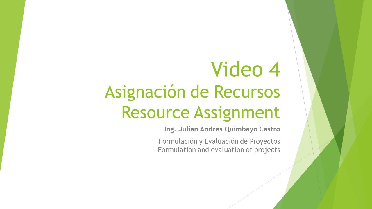Video 4 - Asignación de Recursos en Project 2013 - YouTube