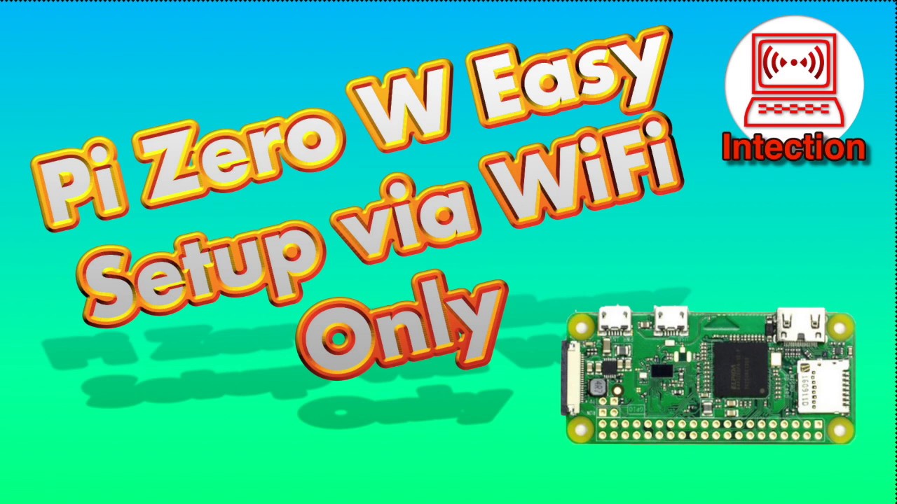 How to setup a PiZero W using WiFi no screen - YouTube