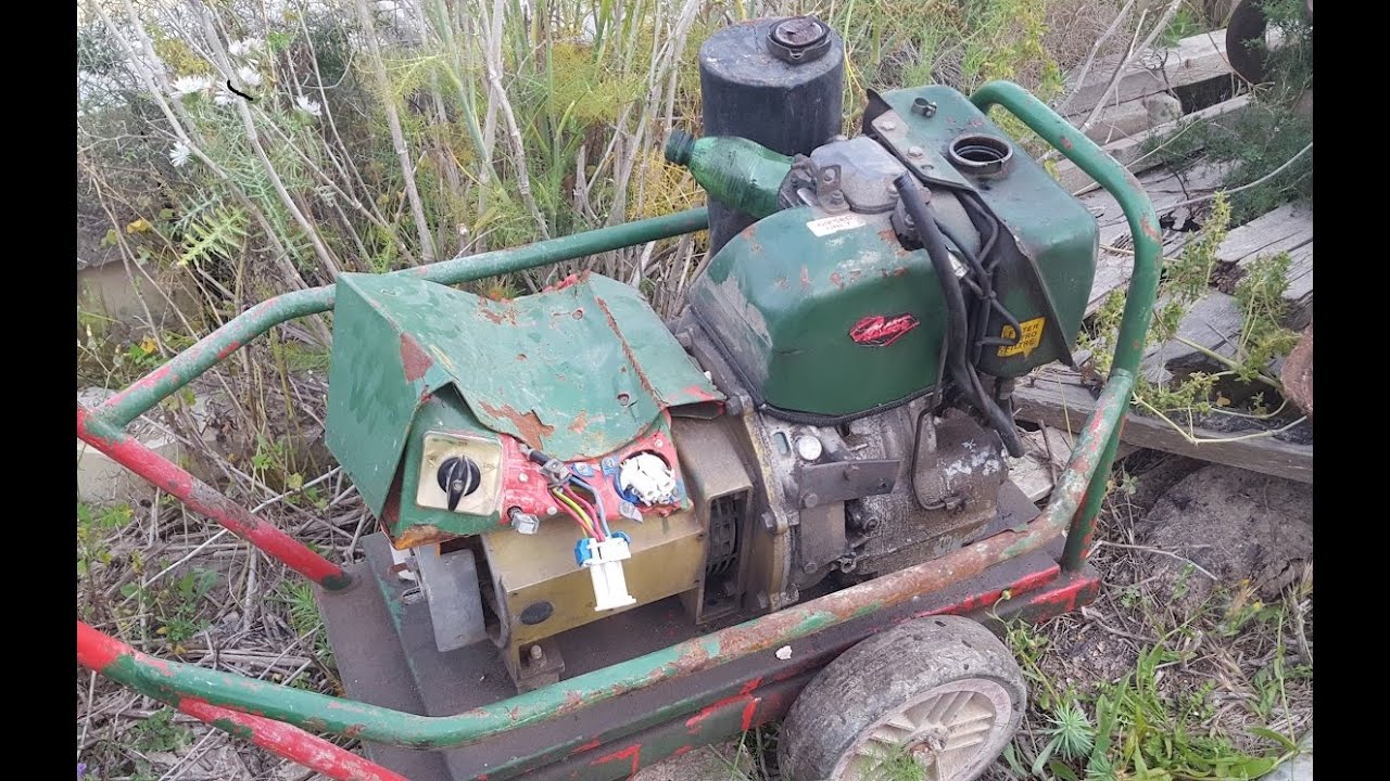 Lister Petter AC1 - Markon Generator rebuild - YouTube