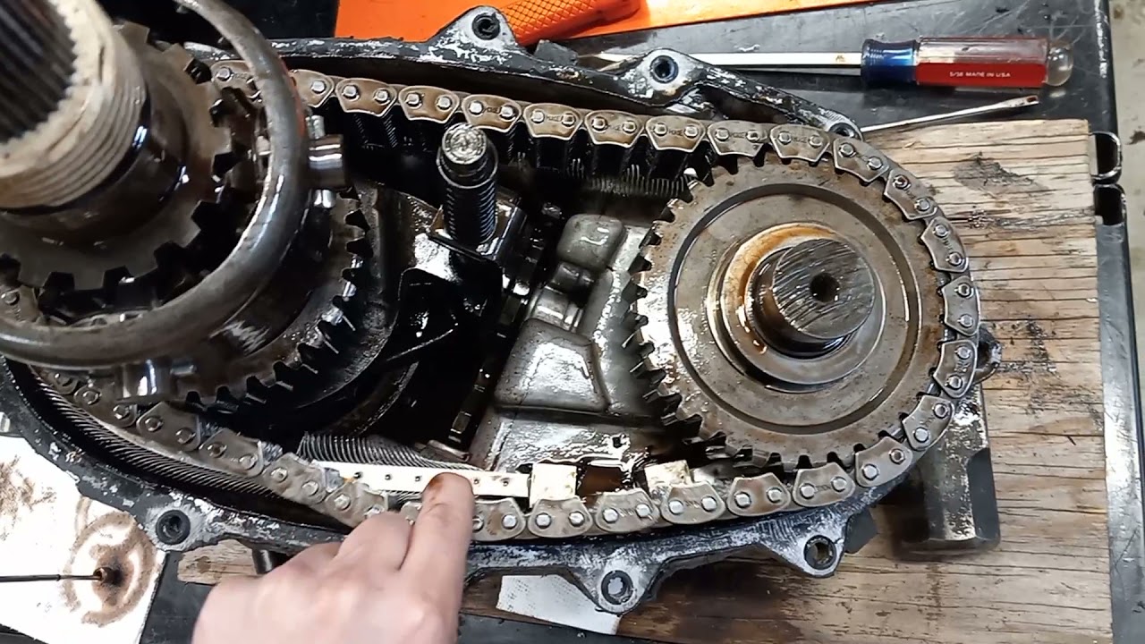 m998 humvee hmmwv HUMMER transfer case 218 chain loose worn - YouTube