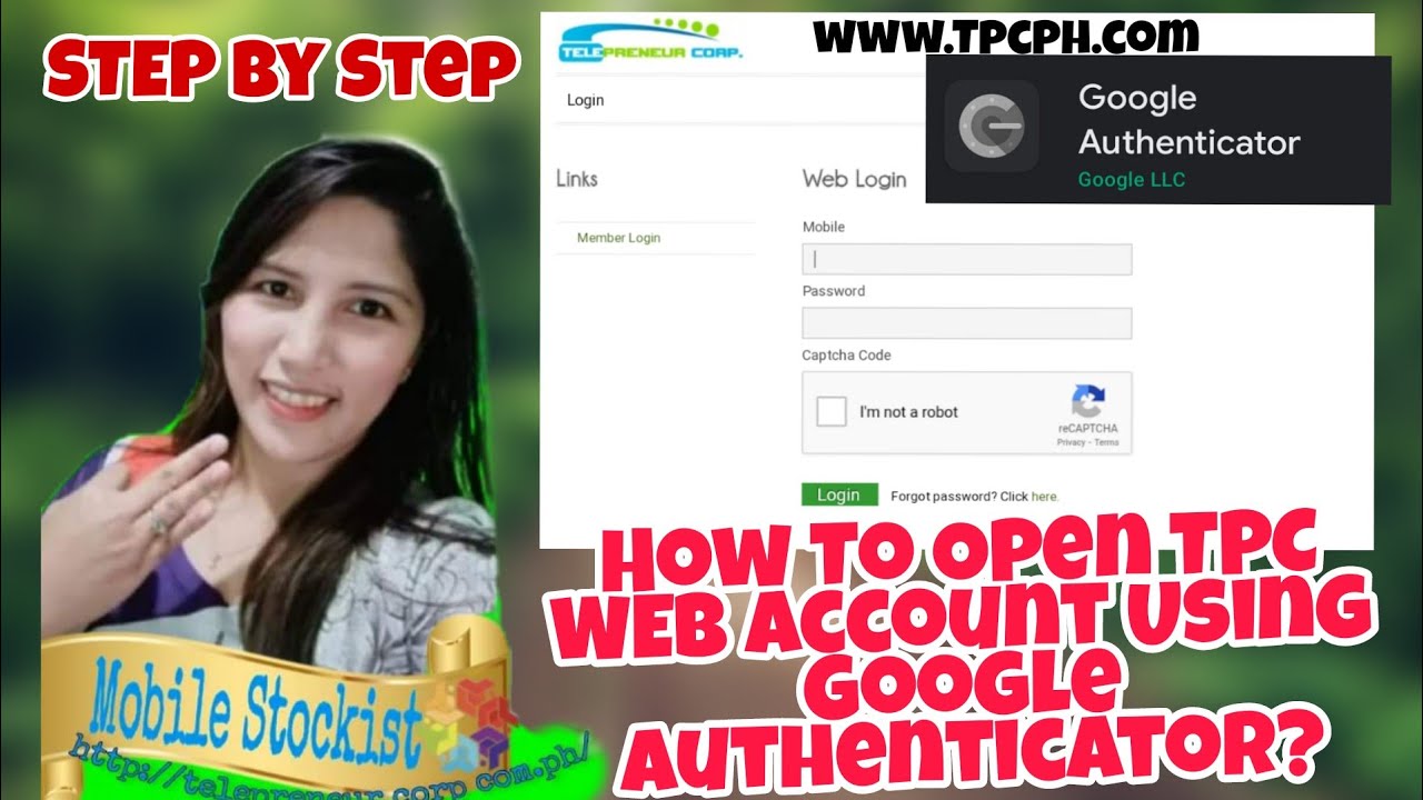 How to Open TPC WEB Account Using Google Authenticator?Step by Step at ...