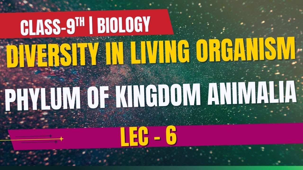 CLASS - 9th | SCIENCE | DIVERSITY IN LIVING ORGANISM | PHYLUM OF ...