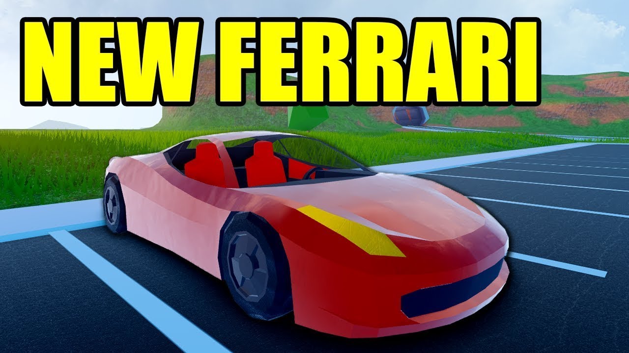 New Jailbreak FERRARI-👀 - YouTube
