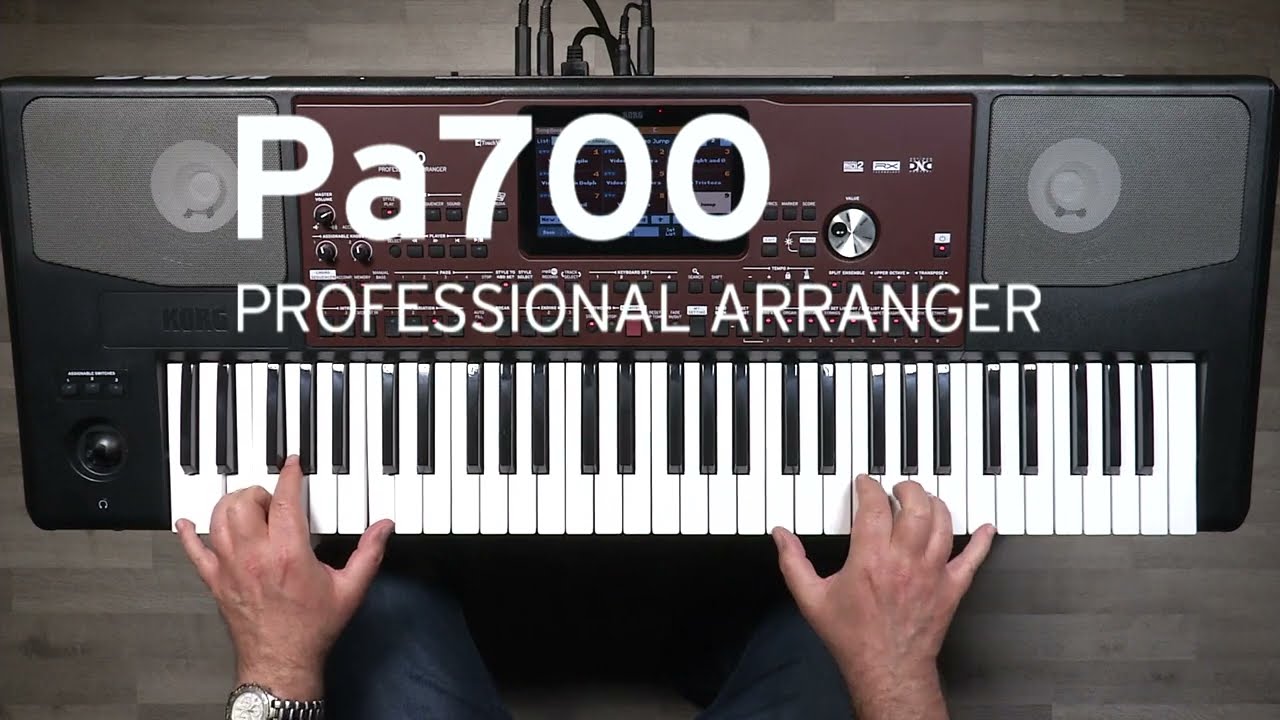KORG Pa700 Sound & Style Show - YouTube