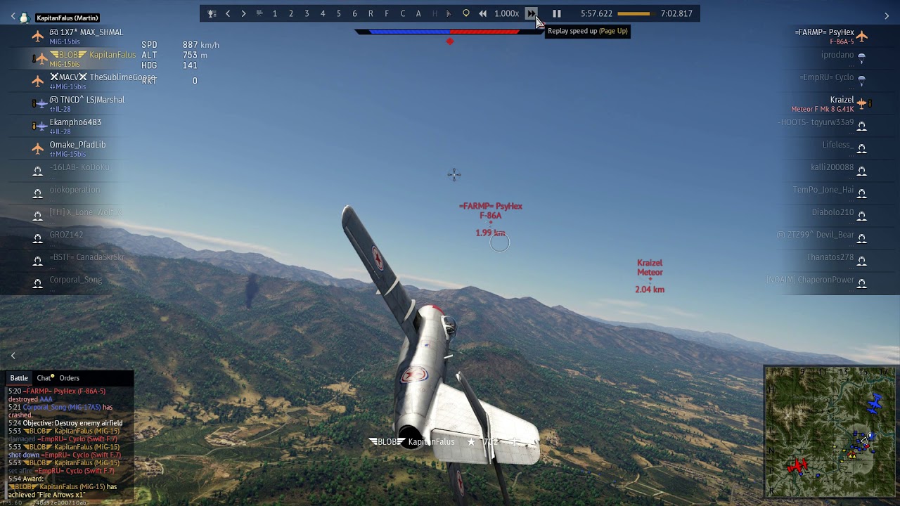 Mig-15bis - How to destroy plane using S21 rockets (War Thunder) - YouTube