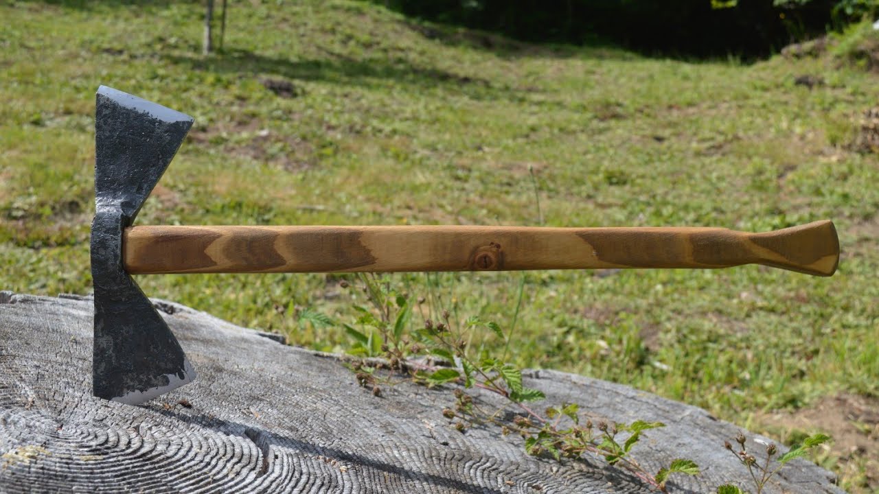 Forging A Double Bit Tomahawk! - YouTube