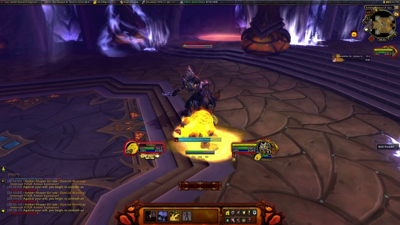 WoW I Heard You Like Amber... achievement (Heart of Fear raid) - YouTube