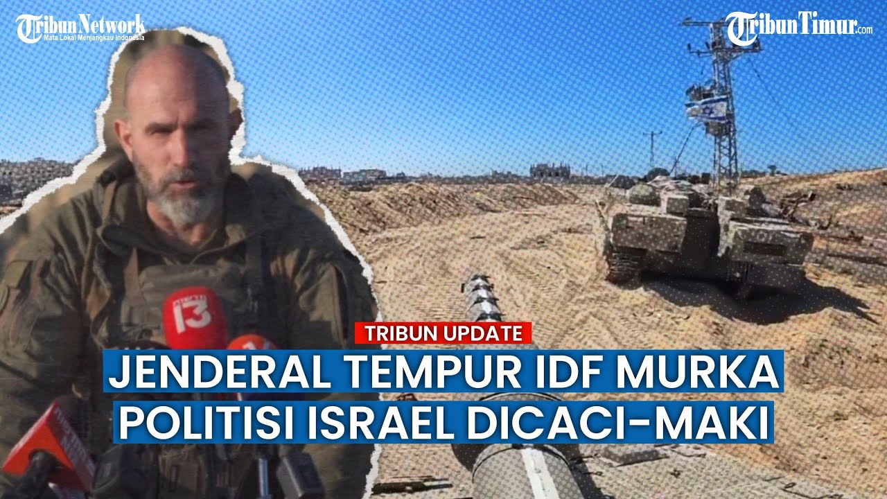 Gelar Konferensi Pers di Perbatasan Gaza, Jenderal IDF Dan Goldfus Caci ...