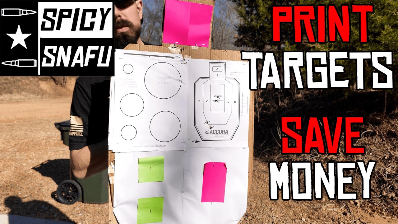 PRINT TARGETS & SAVE MONEY! - YouTube