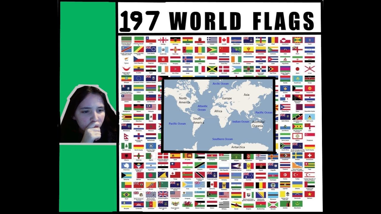 Can I Name All 197 Flags Of The WORLD? | TAYLXR_ - YouTube