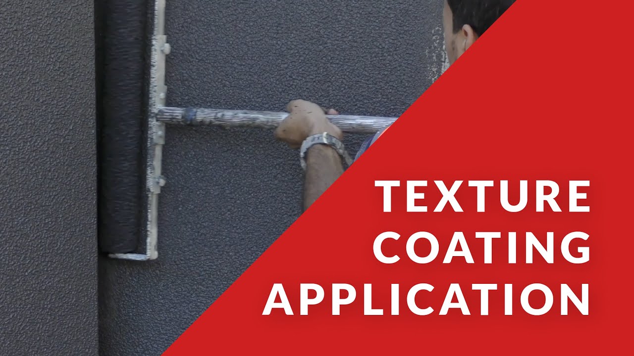 How to apply Rockcote - Texture coating - YouTube