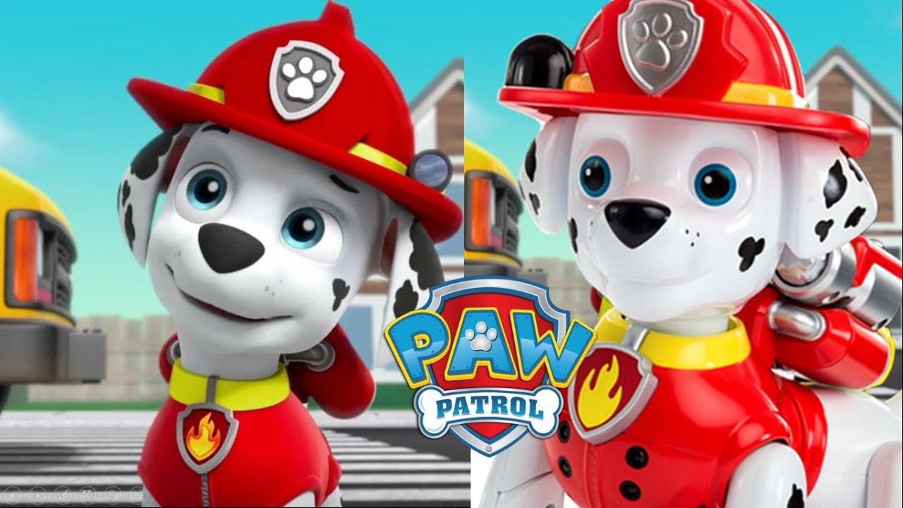 PAW PATROL in REAL LIFE as TOYS - YouTube