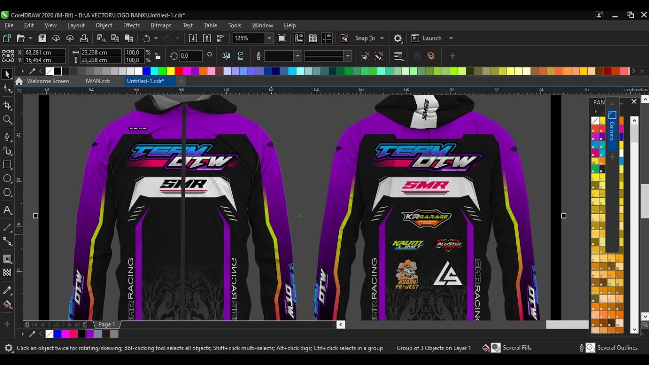 DESIGN JAKET RACING SUNMORI TEAM OTW - YouTube