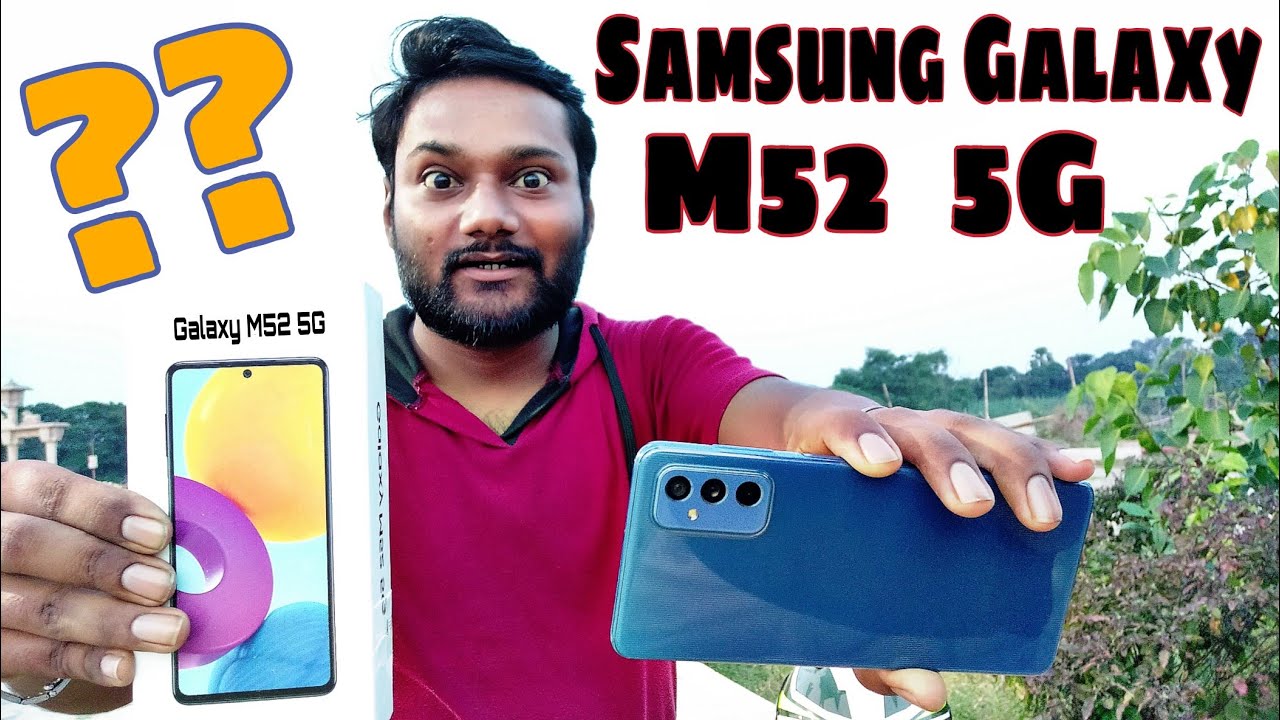 Samsung galaxy M52 5G | Unboxing my new phone | Parampara Vlogs - YouTube