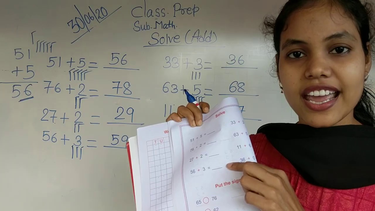 Prep / Maths / Addition 30/06/2020 - YouTube