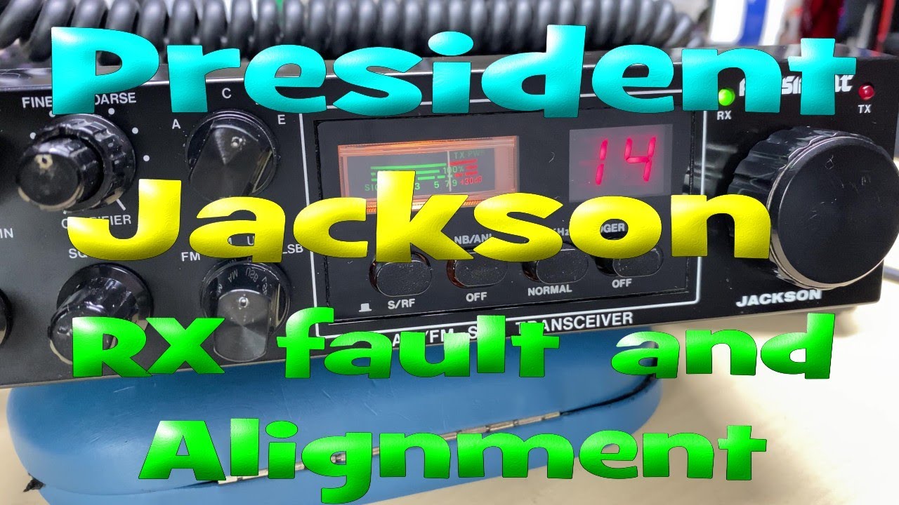 EP 175 - President Jackson 5 band SSB CB radio - RX fault and alignment ...