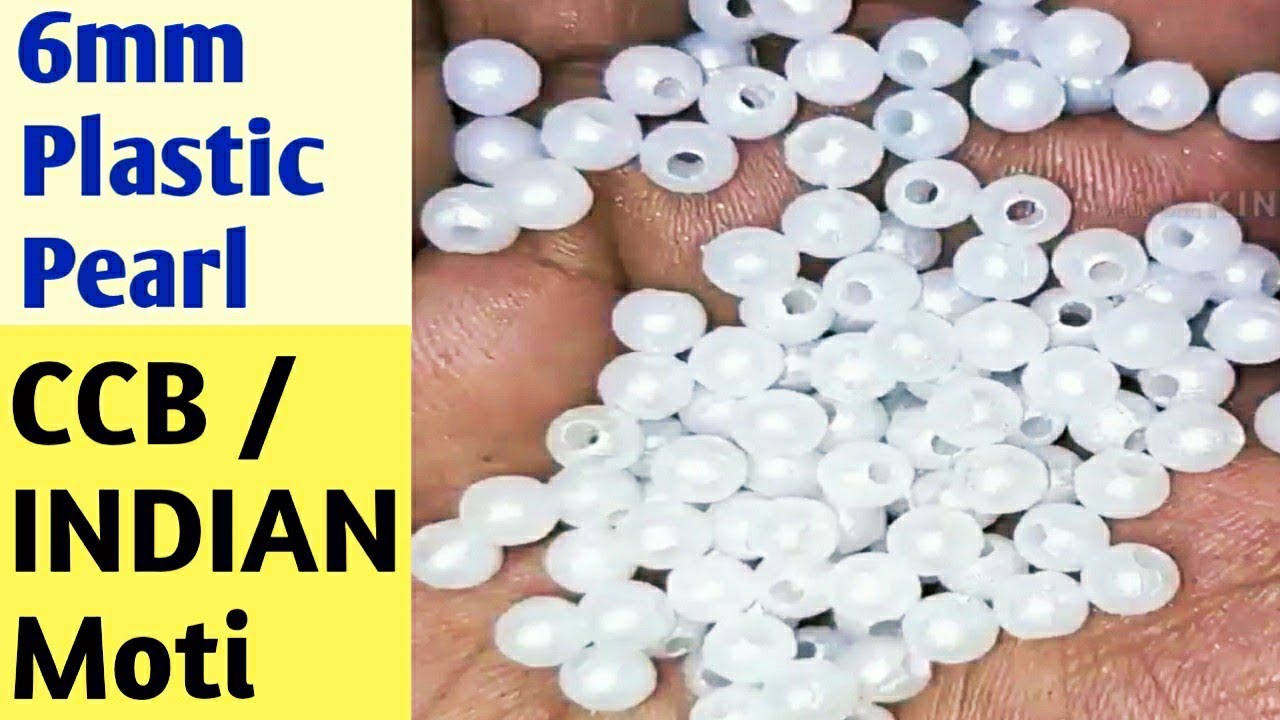 6 mm Plastic Pearl | CCB Moti | INDIAN Moti | - YouTube