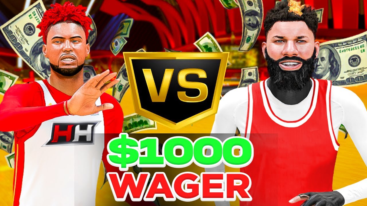 I PLAYED DOUBLE H IN A $1000 NBA 2K24 WAGER... *INTENSE* - YouTube