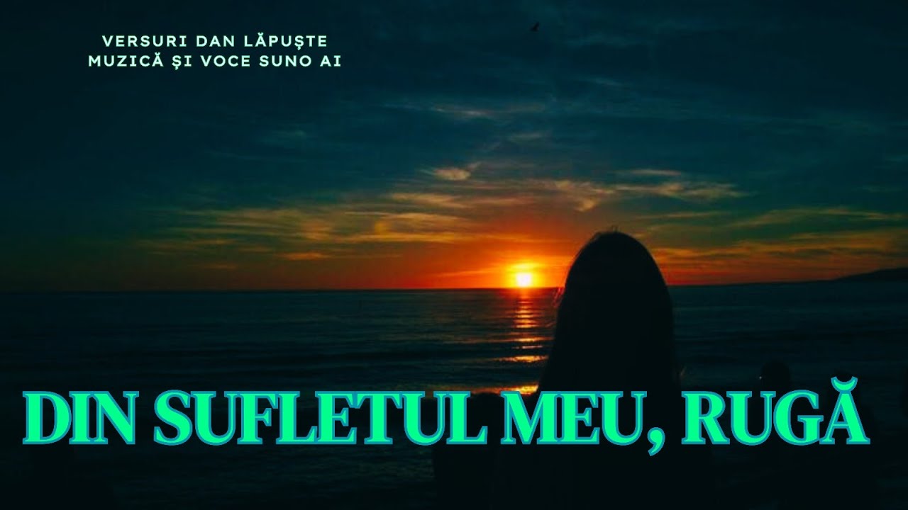 ,,Din sufletul meu, rugă"- versuri Dan Lăpuște. Muzică și voce Suno AI ...
