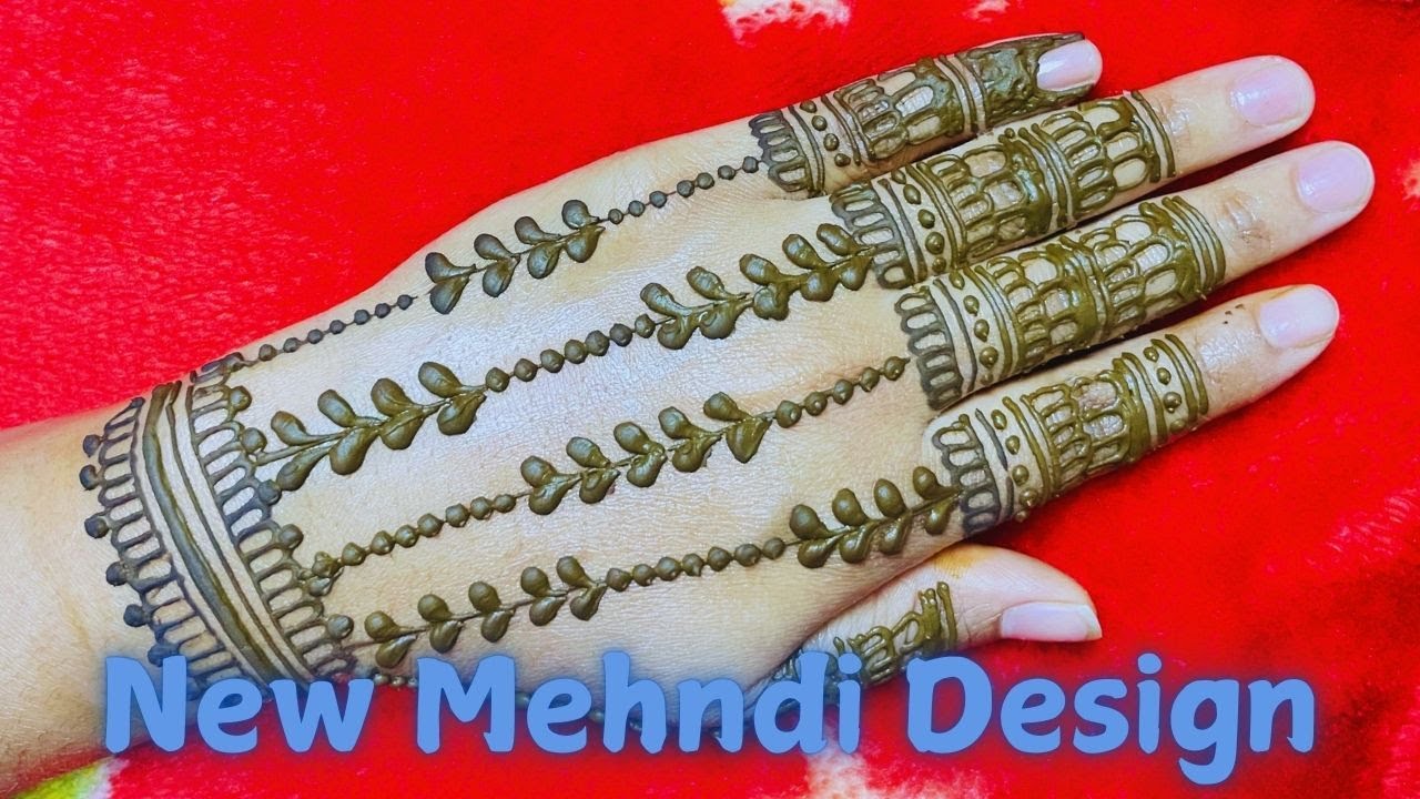 new back hand mehandi ka designs | easy and simple mehndi ka designs ...