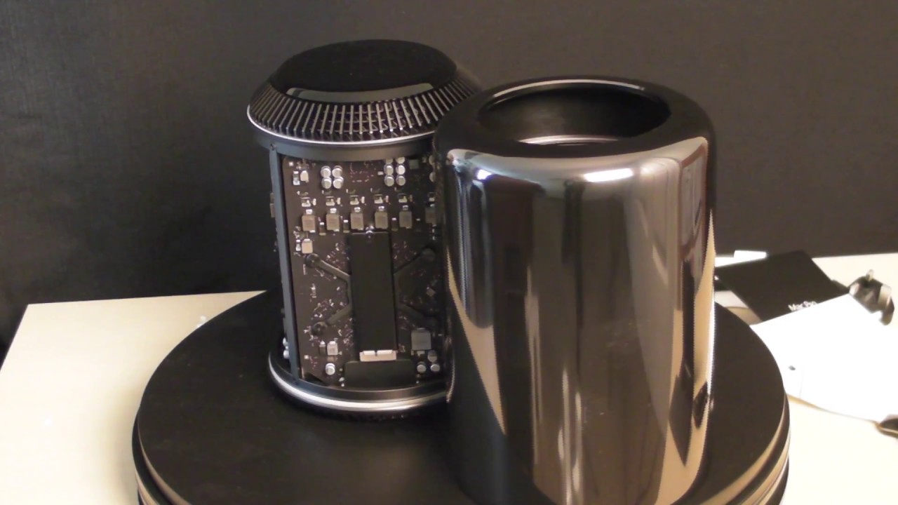 mac pro 2013 xeon quad core 3.7GHZ quick look. - YouTube